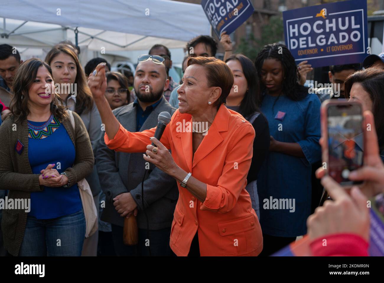 Queens, New York, USA. 5th Nov, 2022. U.S.Congresswoman Nydia Velazquez ...