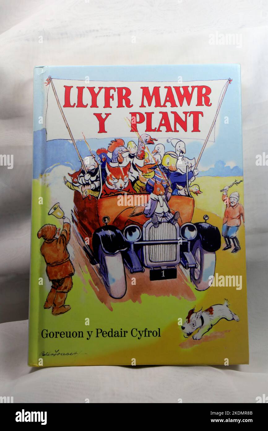 Llyfr Mawr y Plant - Welsh language Book cover. Studio set up. November ...