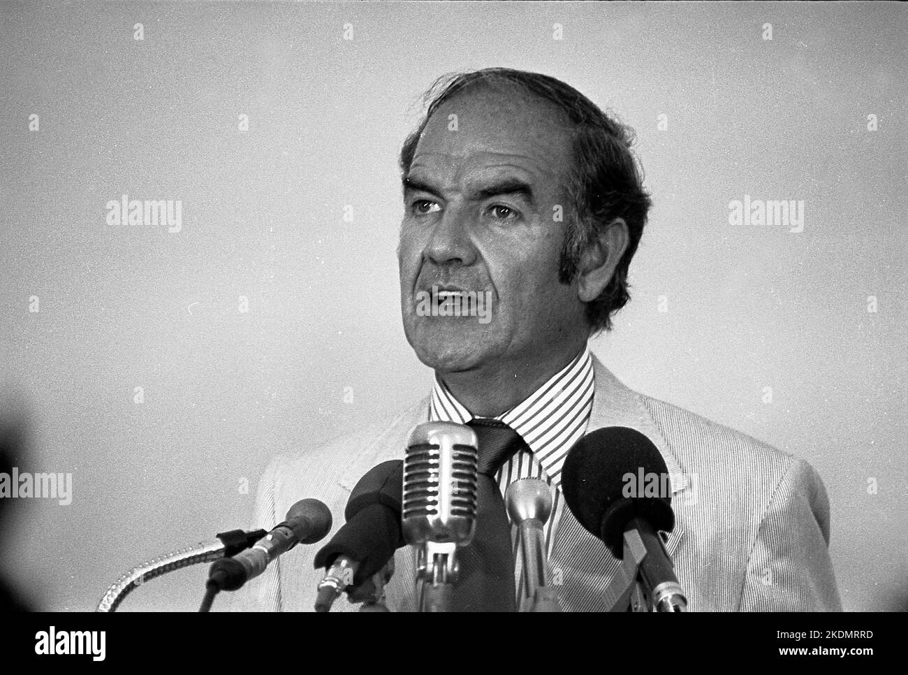 George McGovern, American Presidential candidate, at the Democratic ...