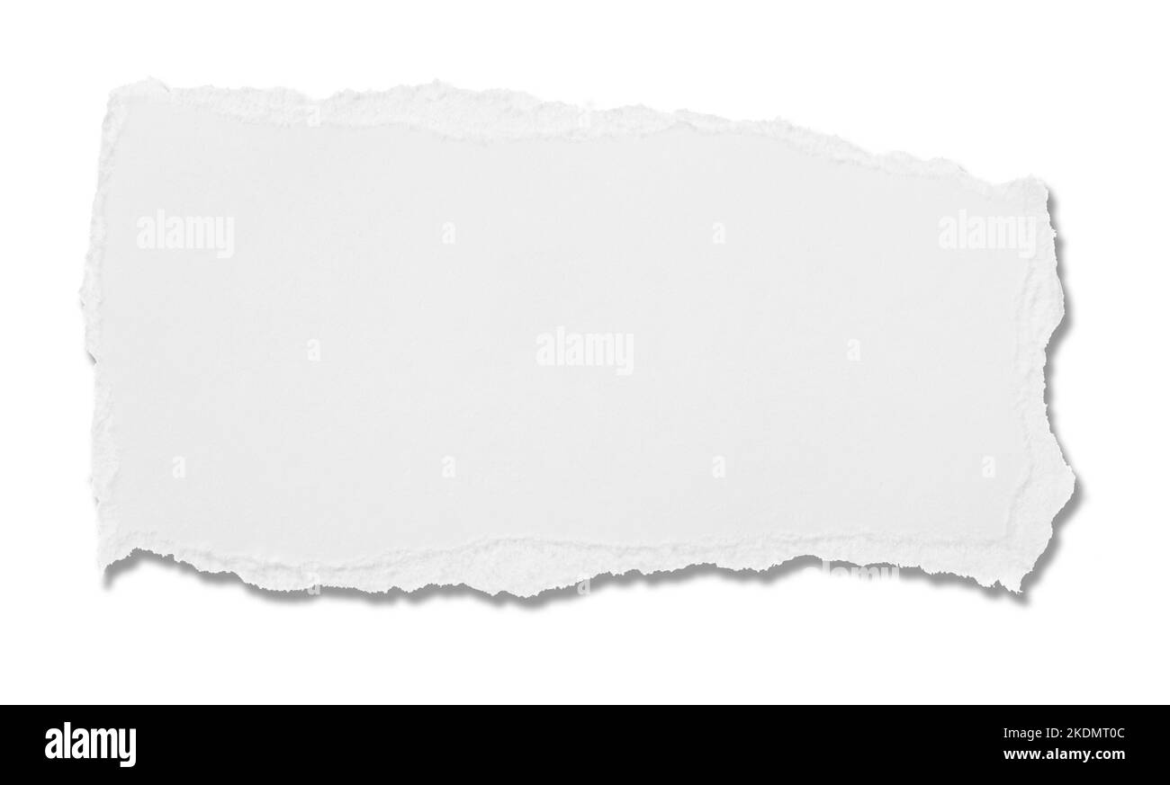 white paper ripped message torn Stock Photo - Alamy