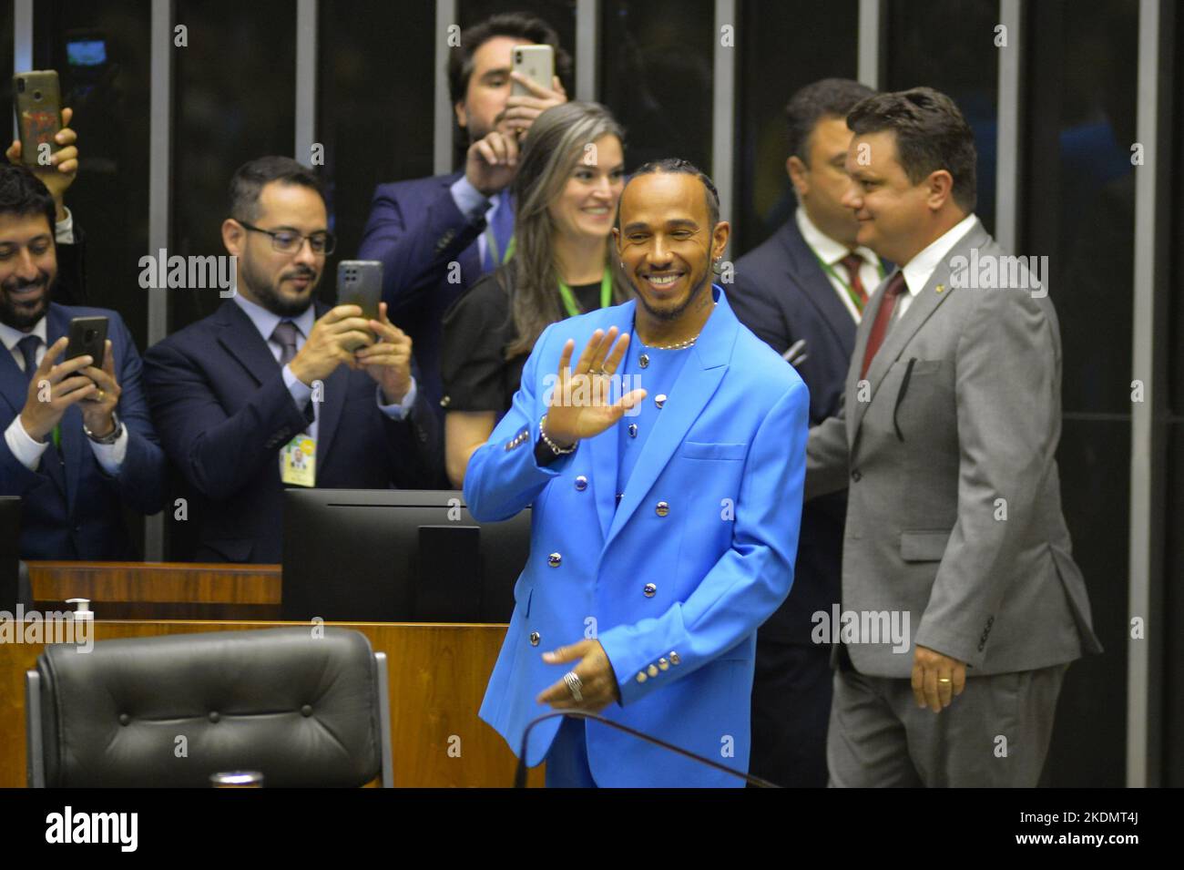BRASÍLIA, DF - 07.11.2022: LIRA CONDECORA LEWIS HAMILTON - Photo ...