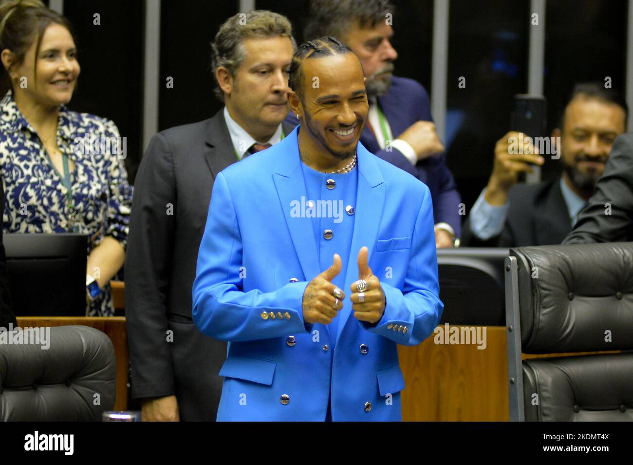 BRASÍLIA, DF - 07.11.2022: LIRA CONDECORA LEWIS HAMILTON - Photo ...