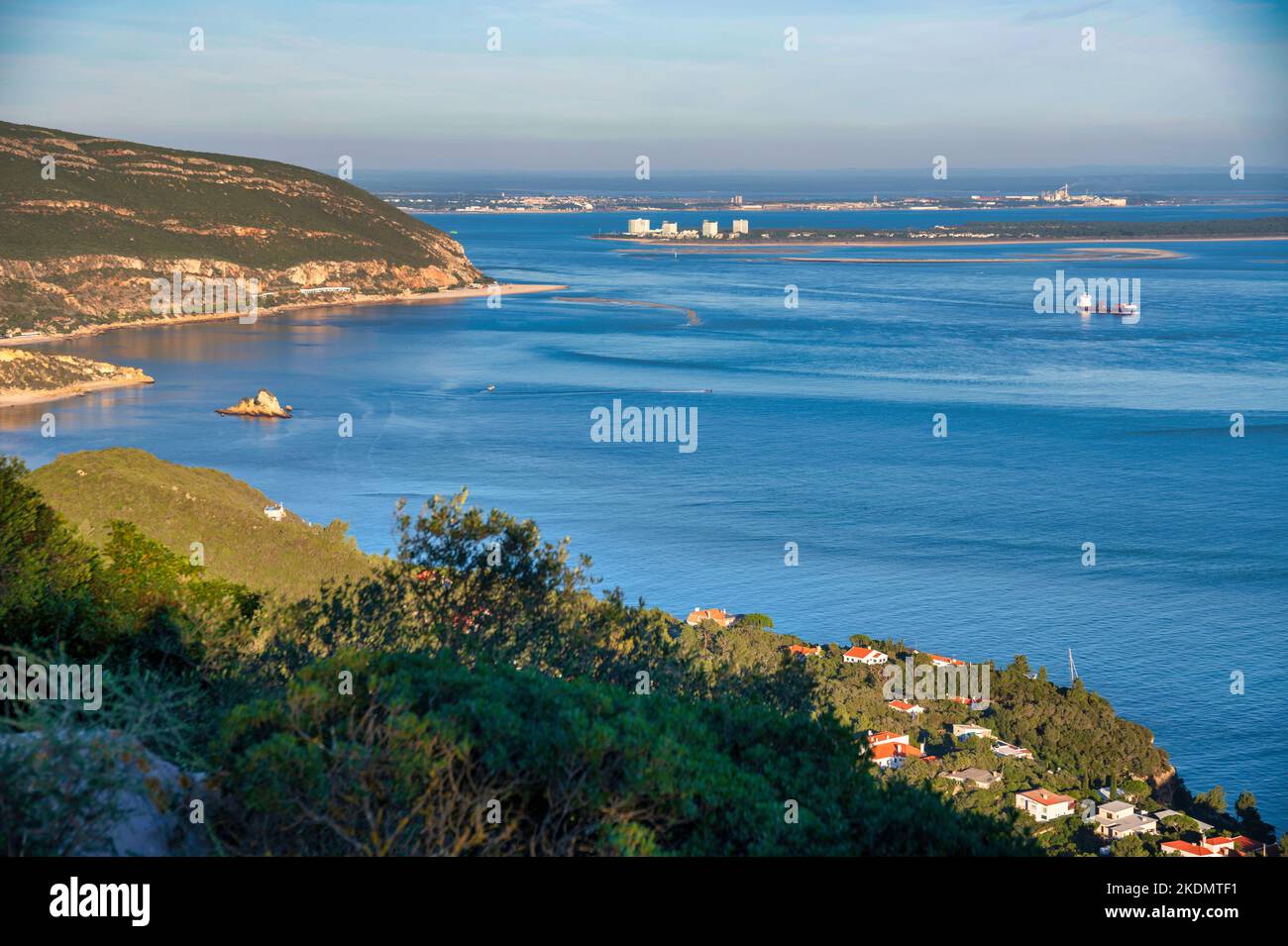 Portinho da Arrabida a natural paradise in Setubal Portugal Stock Photo ...