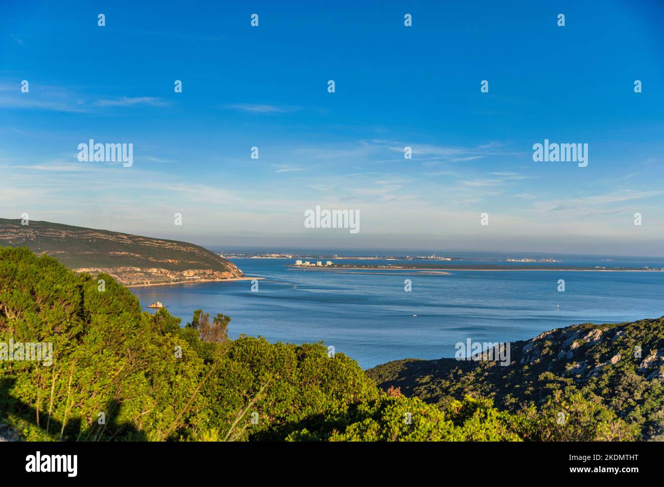 Portinho da Arrabida a natural paradise in Setubal Portugal Stock Photo ...