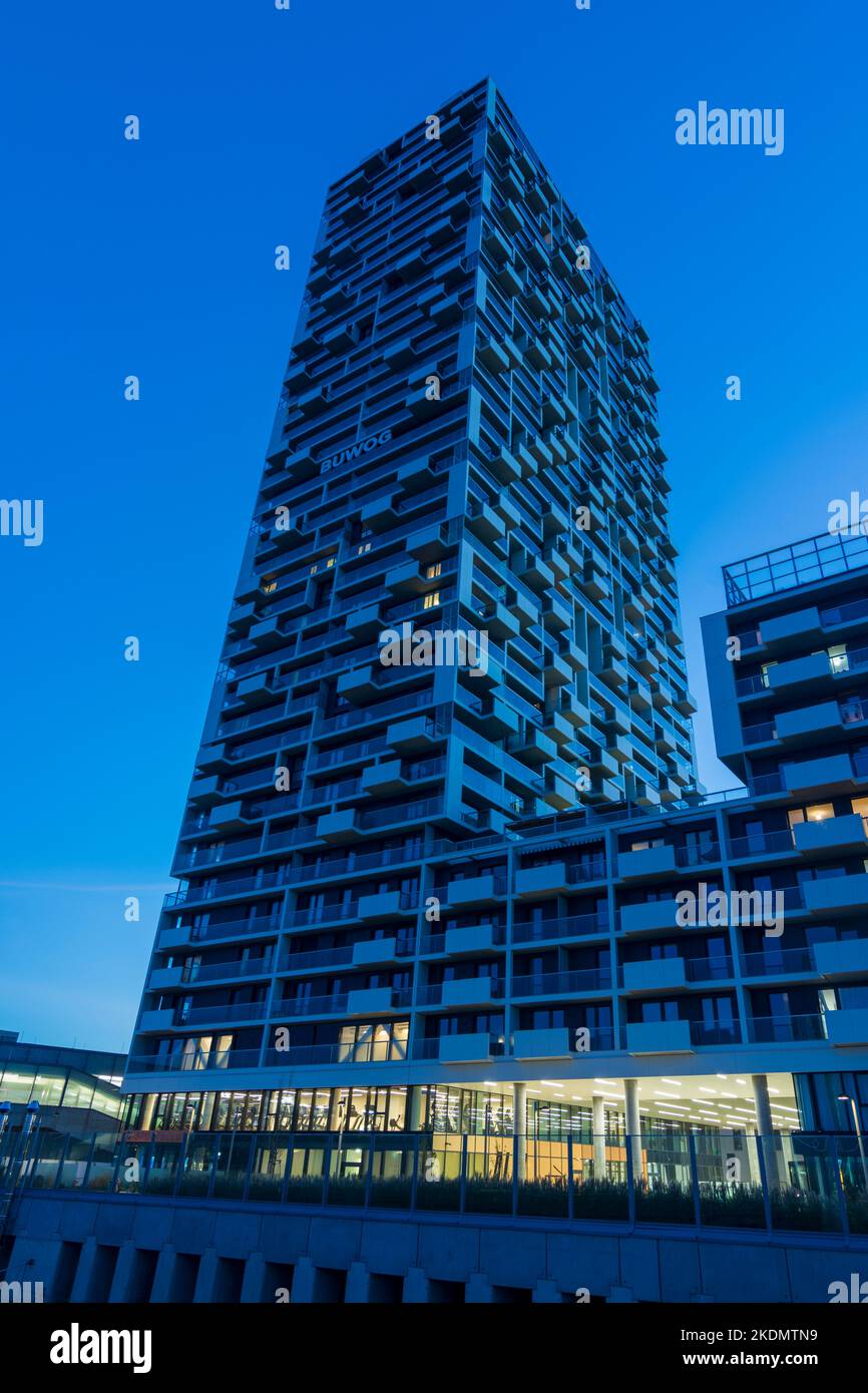 Marina tower in 02 leopoldstadt hi-res stock photography and images - Alamy