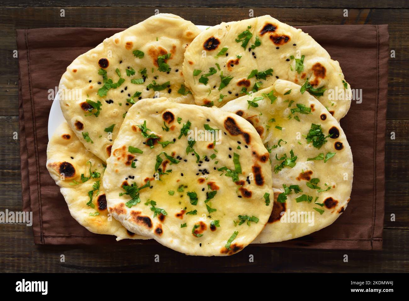Top view plate bread hi-res stock photography and images - Alamy