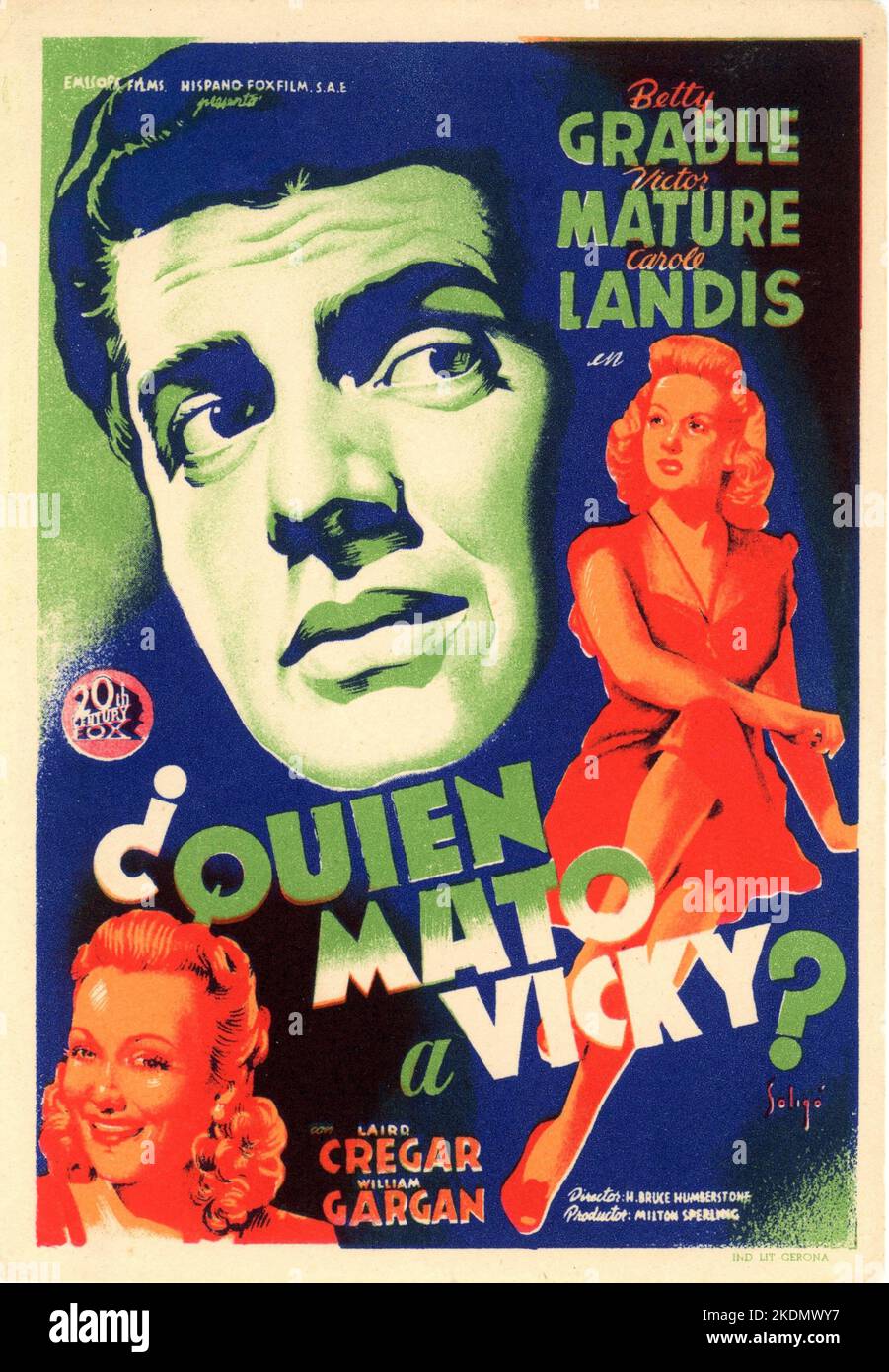 I wake up screaming 1941 hi-res stock photography and images - Alamy