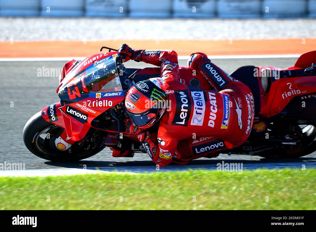 November 6, 2022, Valencia, Spain: FRANCESCO BAGNAIA team Ducati is the 2022 MotoGP World ...