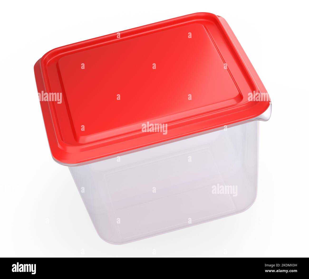 Plastic food container for storing dishes, product tray box isolated on ...