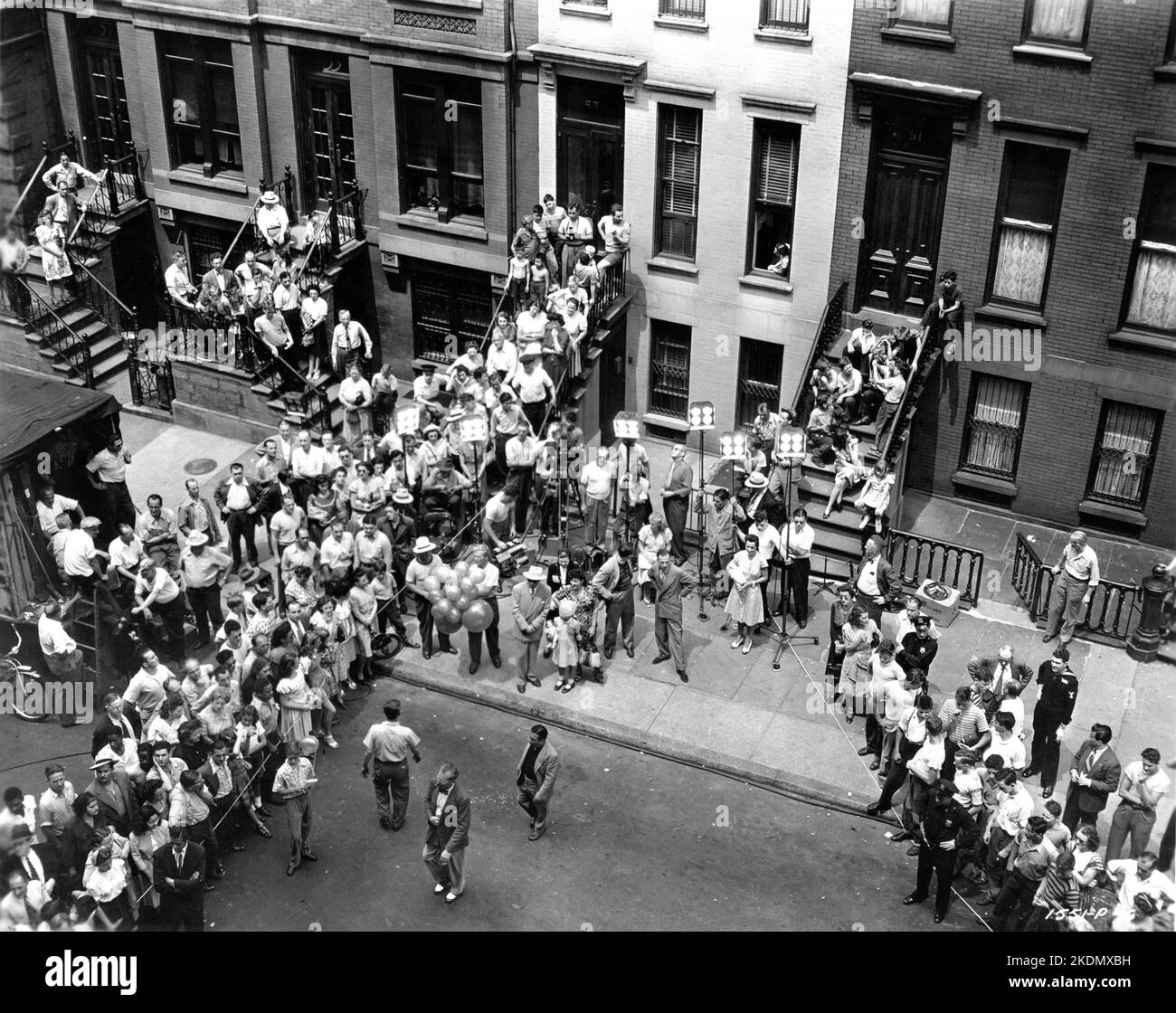 On Set location candid with Movie Crew including MARK HELLINGER during ...