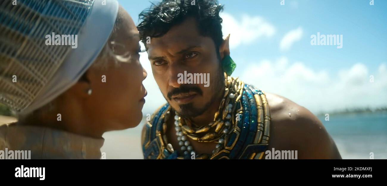 BLACK PANTHER: WAKANDA FOREVER, (aka BLACK PANTHER II), from left ...