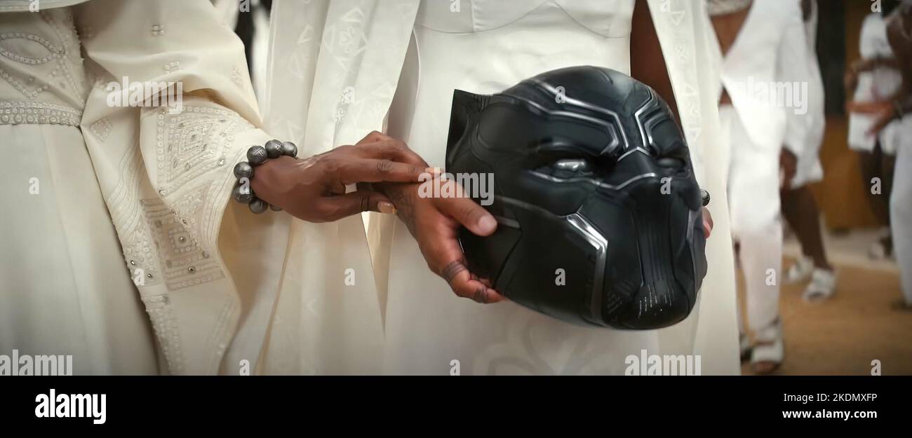 BLACK PANTHER: WAKANDA FOREVER, (aka BLACK PANTHER II), mask of the ...