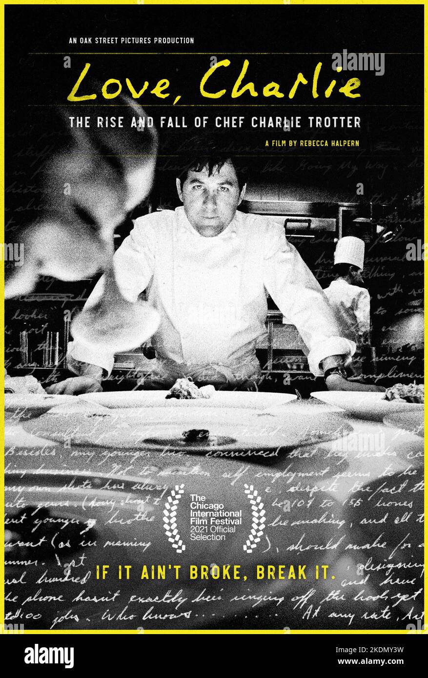 LOVE, CHARLIE: THE RISE AND FALL OF CHEF CHARLIE TROTTER, poster, chef ...