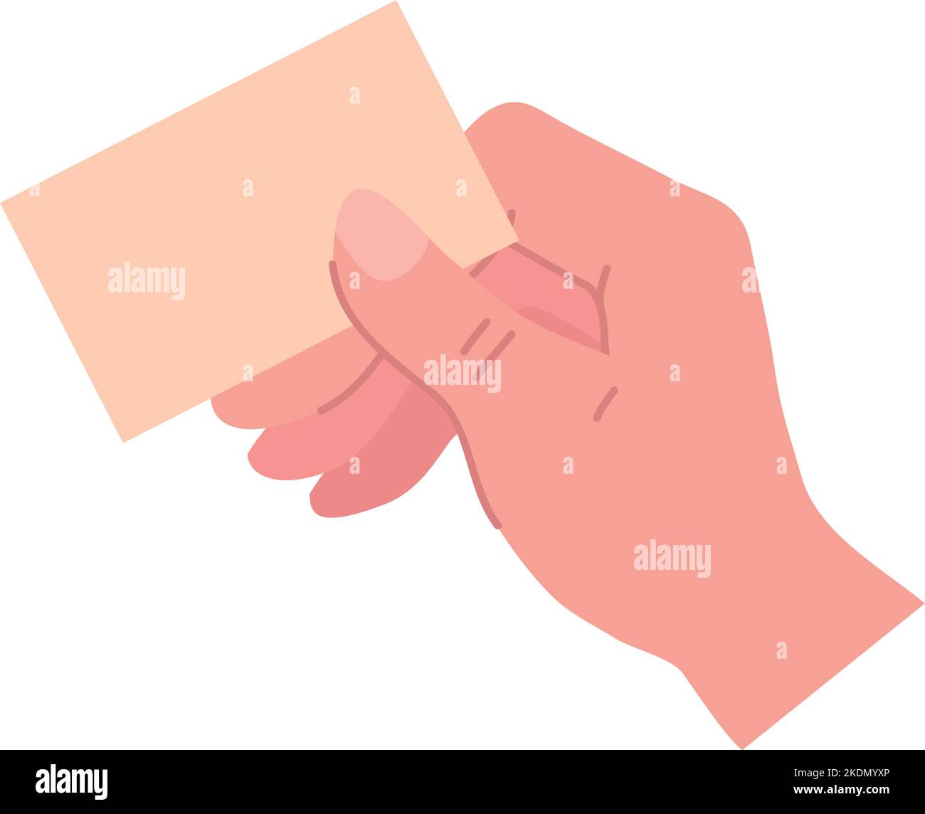 hand with paper note Stock Vector Image & Art - Alamy