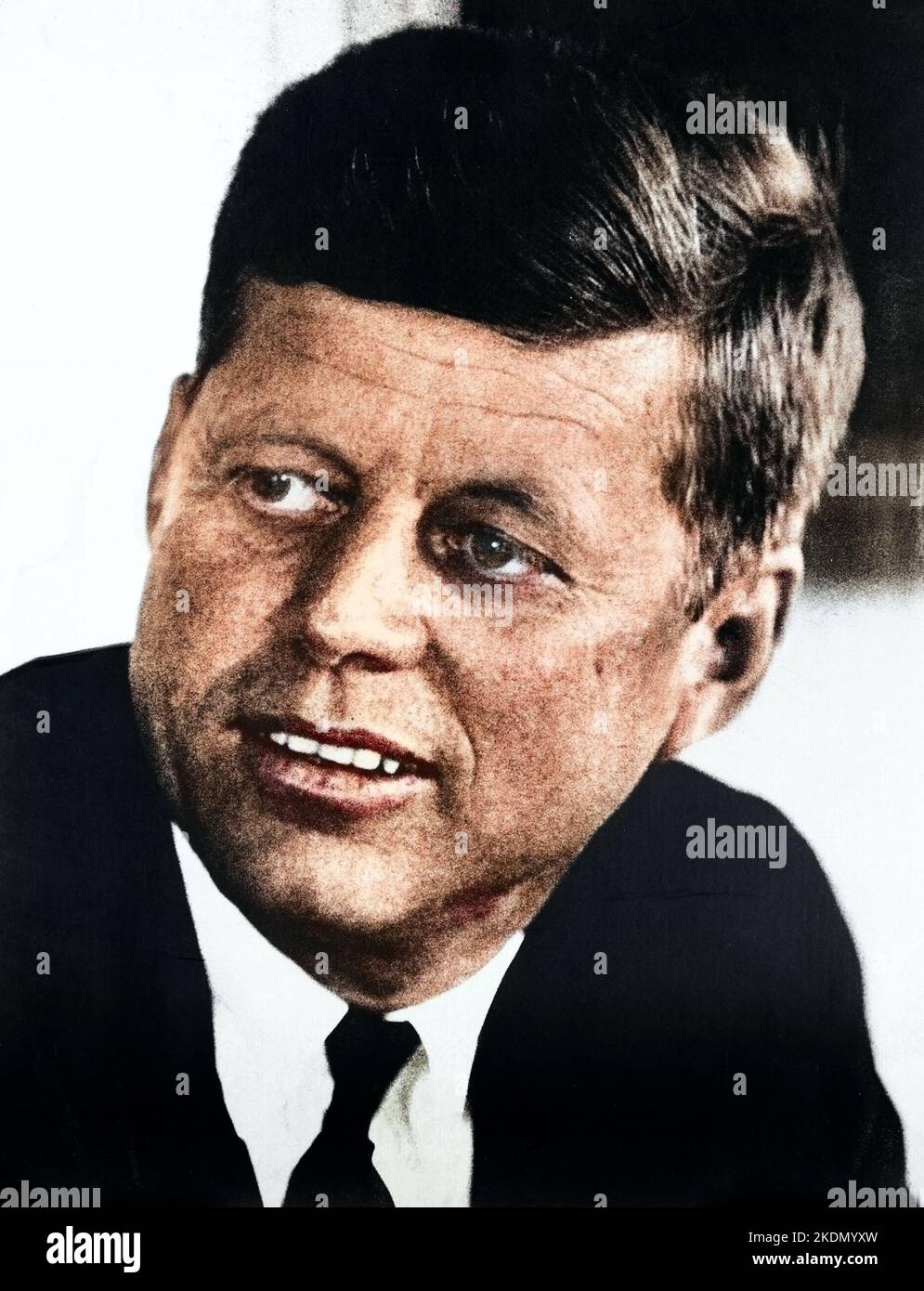 Jfk colorized hi-res stock photography and images - Alamy