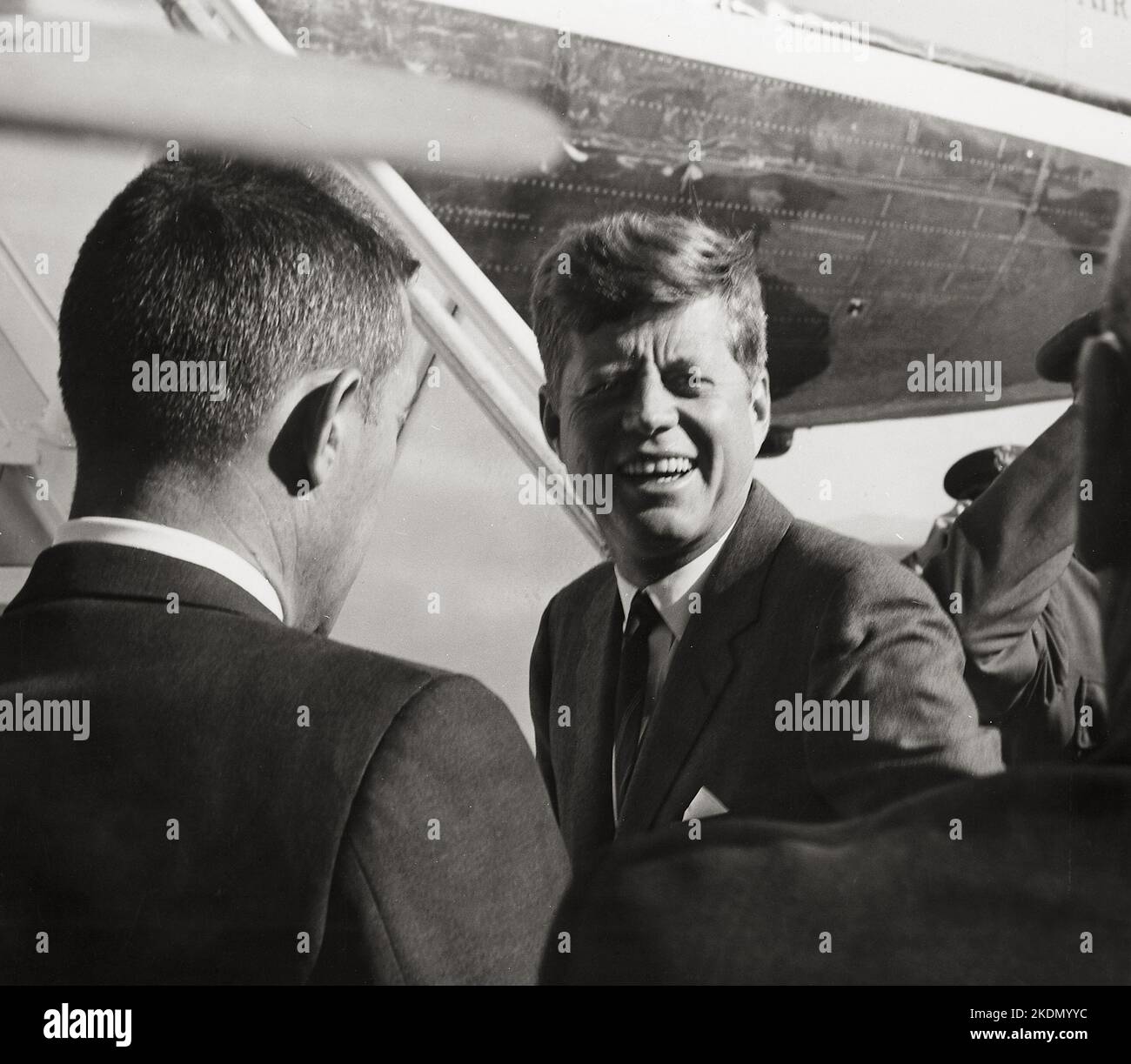 JFK John F Kennedy - Presidential party at the park 1963. Kennedy and ...