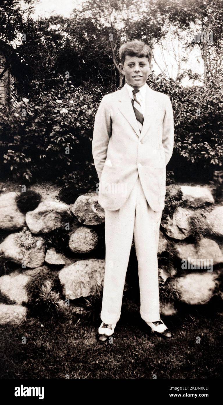 A young John F Kennedy - JFK - Jack - 14 Stock Photo - Alamy