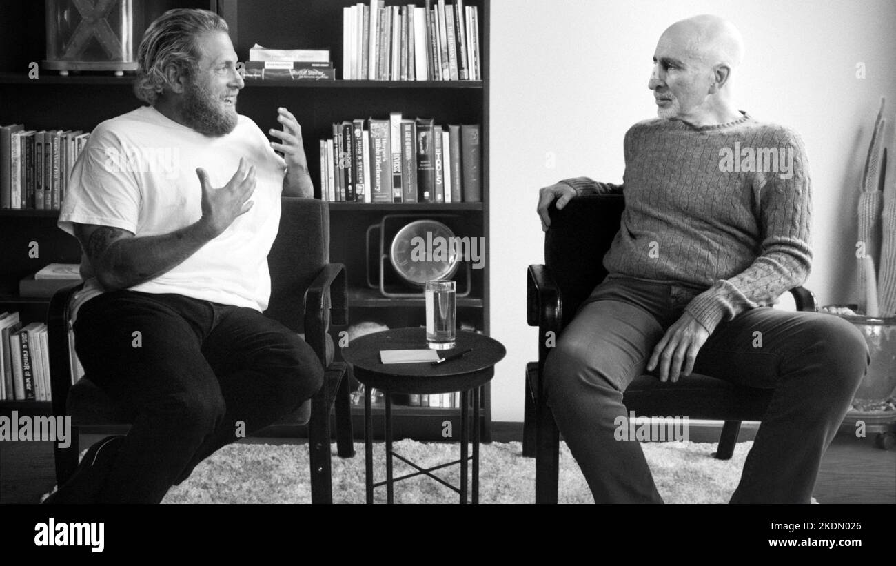 STUTZ, from left: Jonah Hill, therapist Phil Stutz, 2022. © Netflix ...