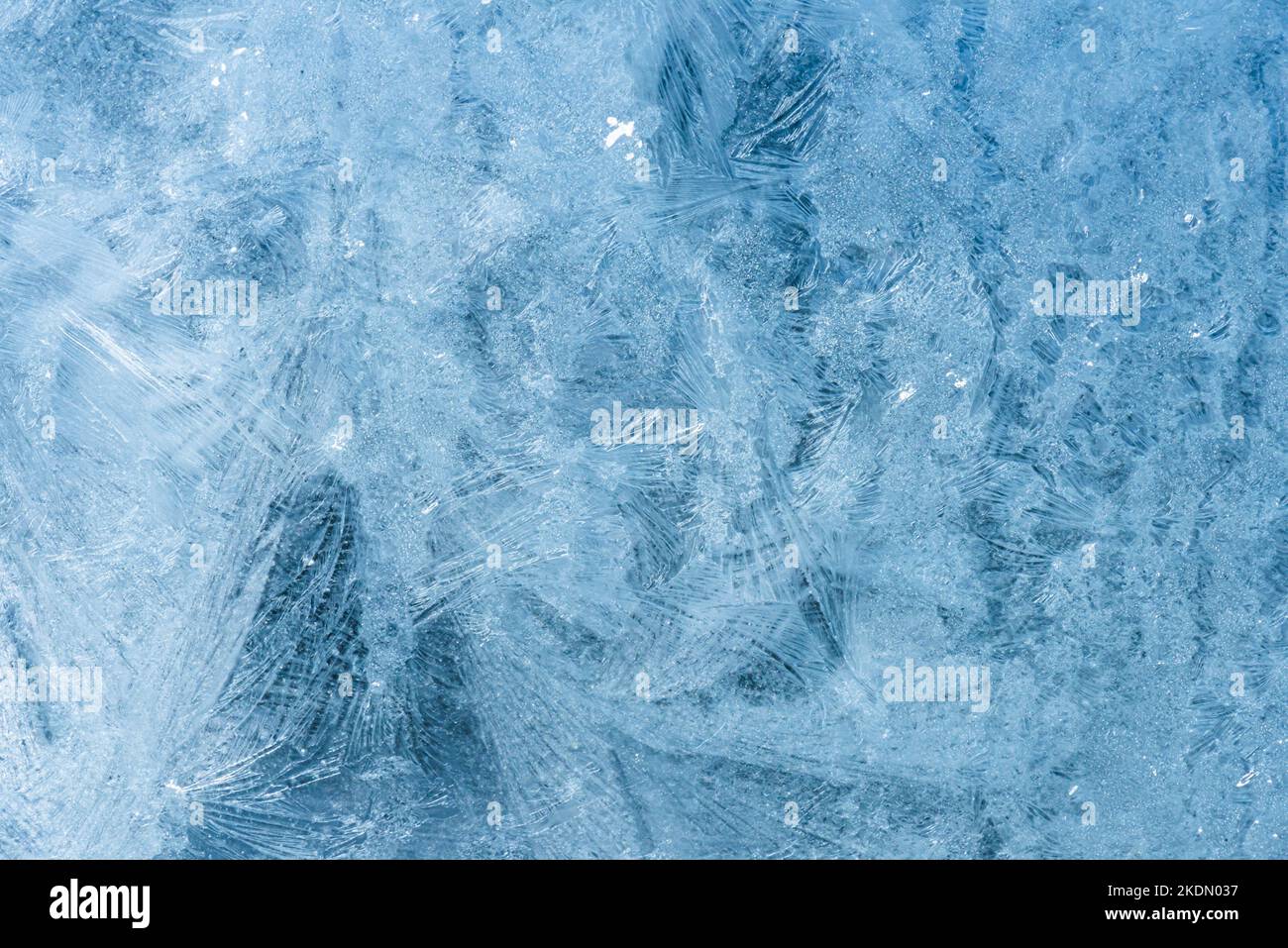 Frozen ice texture on glass Stock Photo - Alamy