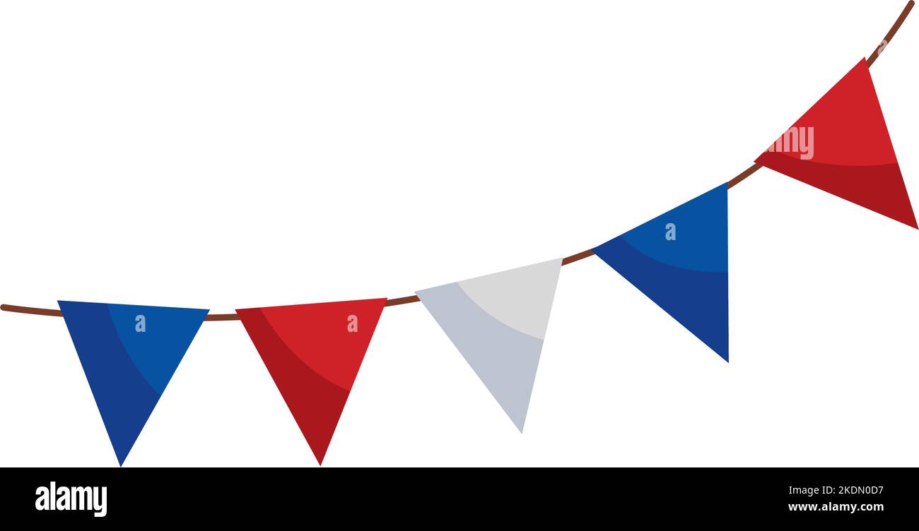 party garlands hanging Stock Vector Image & Art - Alamy