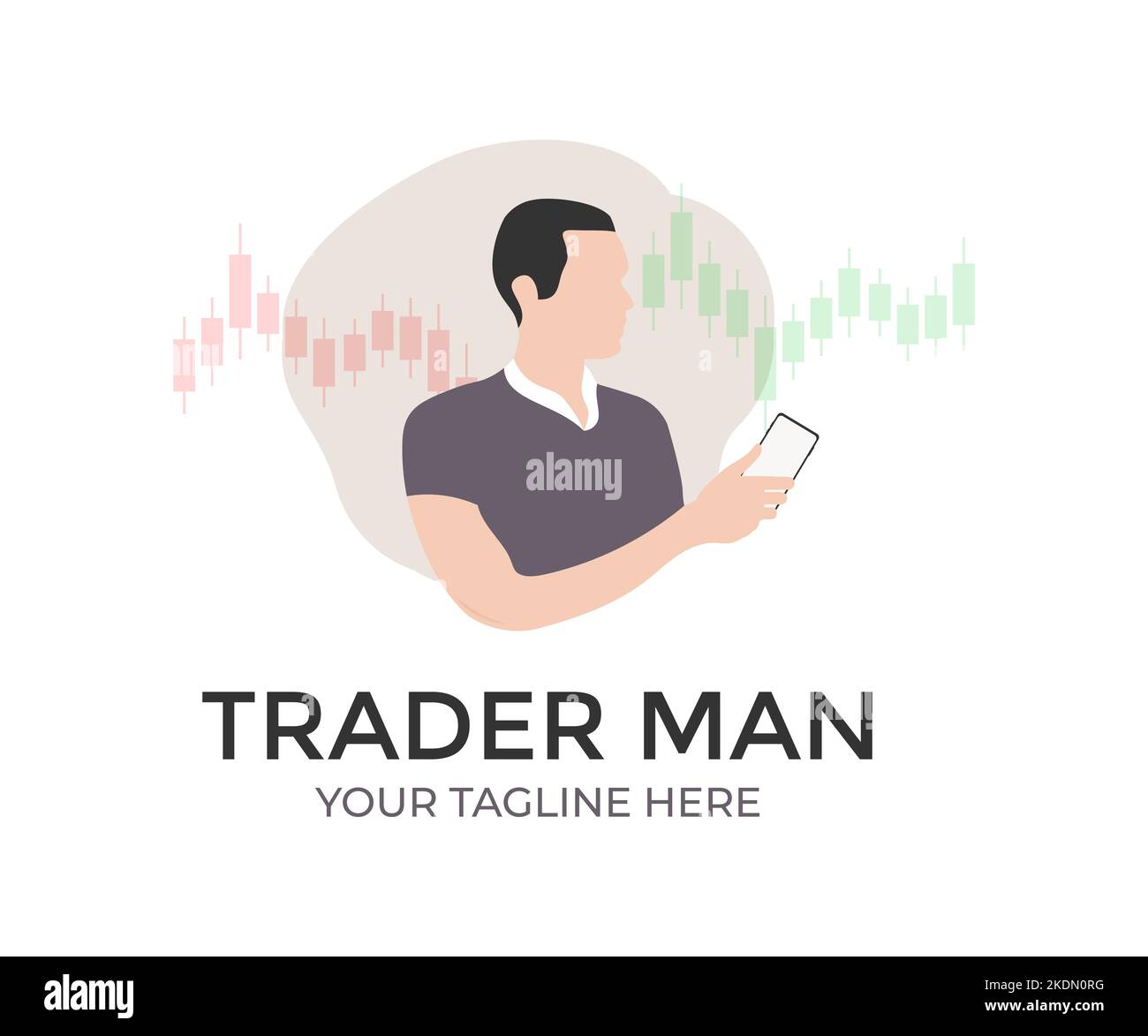 Man smartphone and cash Stock Vector Images - Alamy