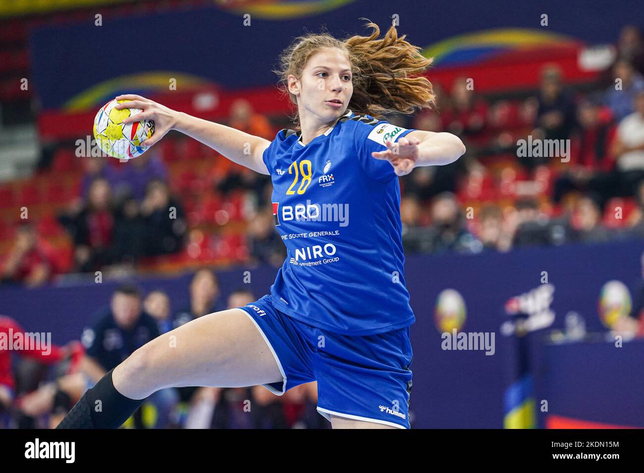 SKOPJE, MACEDONIA - NOVEMBER 7: Maria Lixandroiu of Romania during the ...