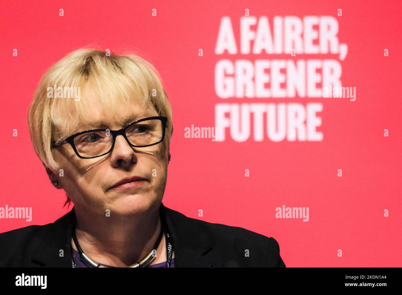 Angela Eagle opens conference photographed during the Labour Party ...