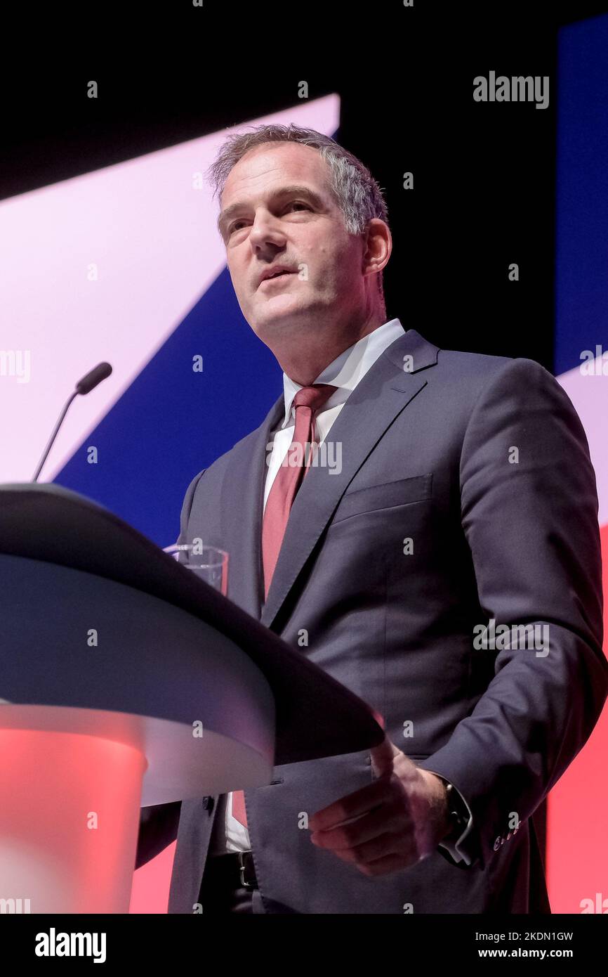 Peter Kyle, (Shadow Secretary of State for Northern Ireland), addresses ...