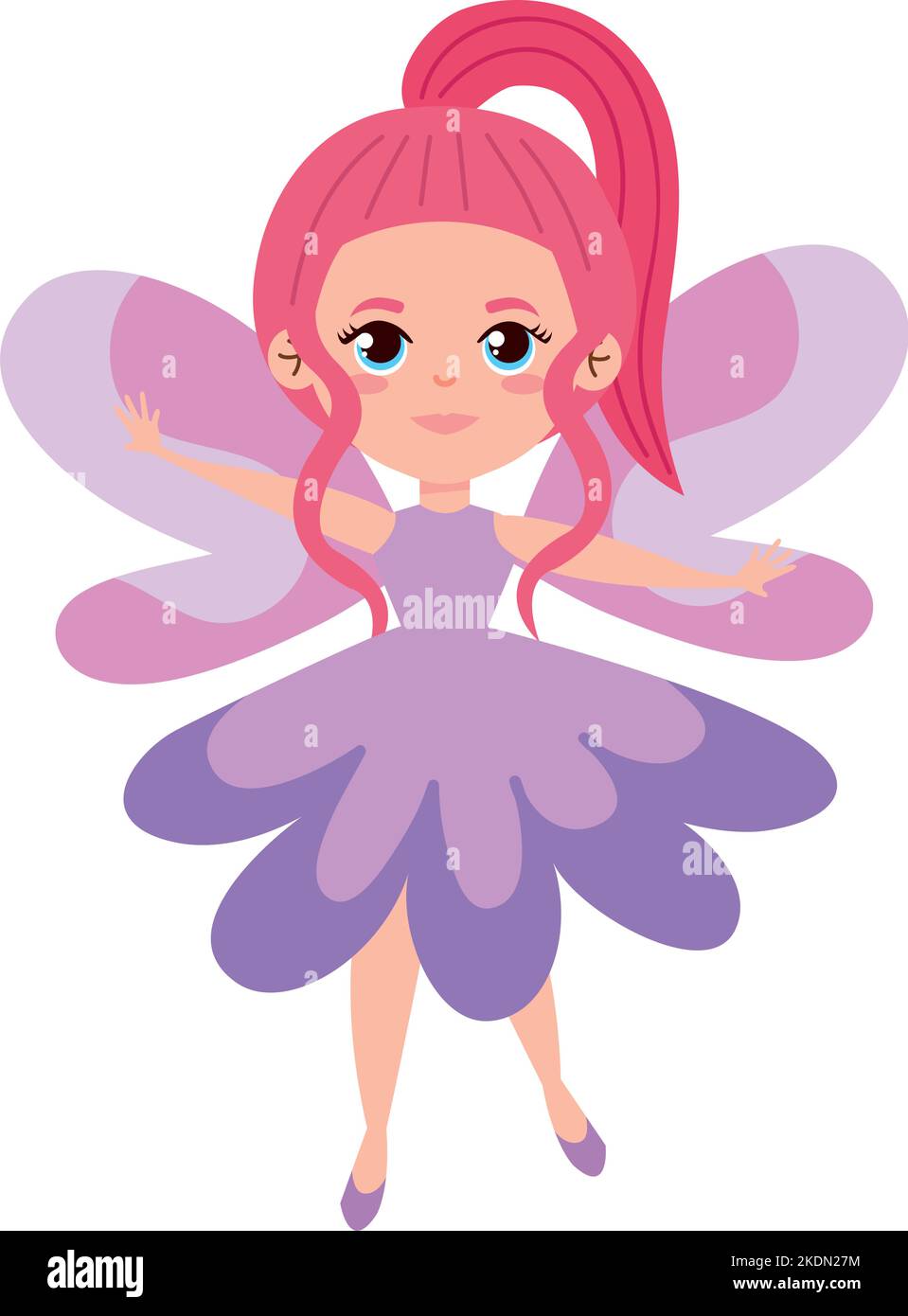little redhead fairy flying Stock Vector Image & Art - Alamy