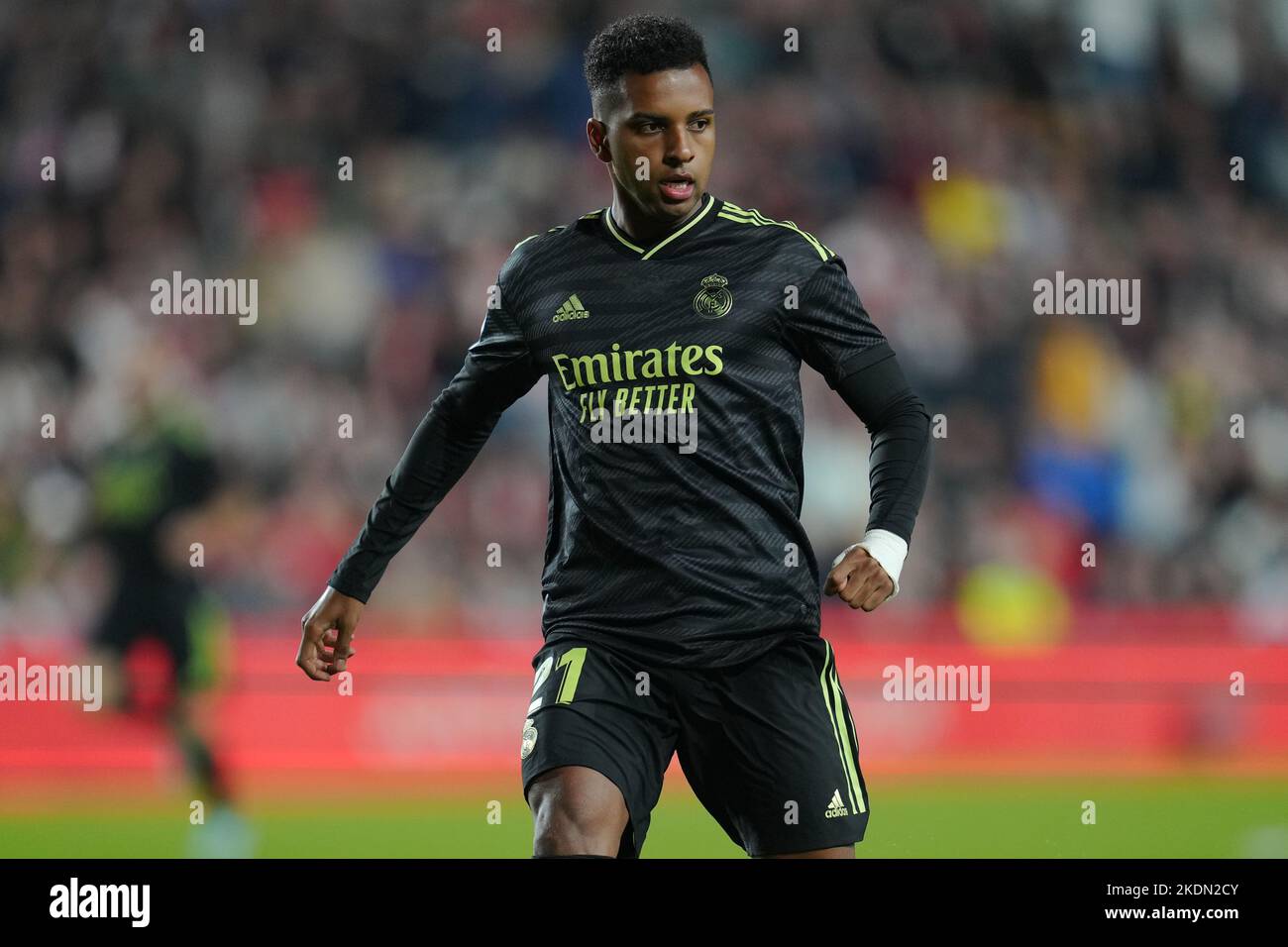 Madrid , Spain. November 7, 2022, Rodrygo Goes of Real Madridduring the ...