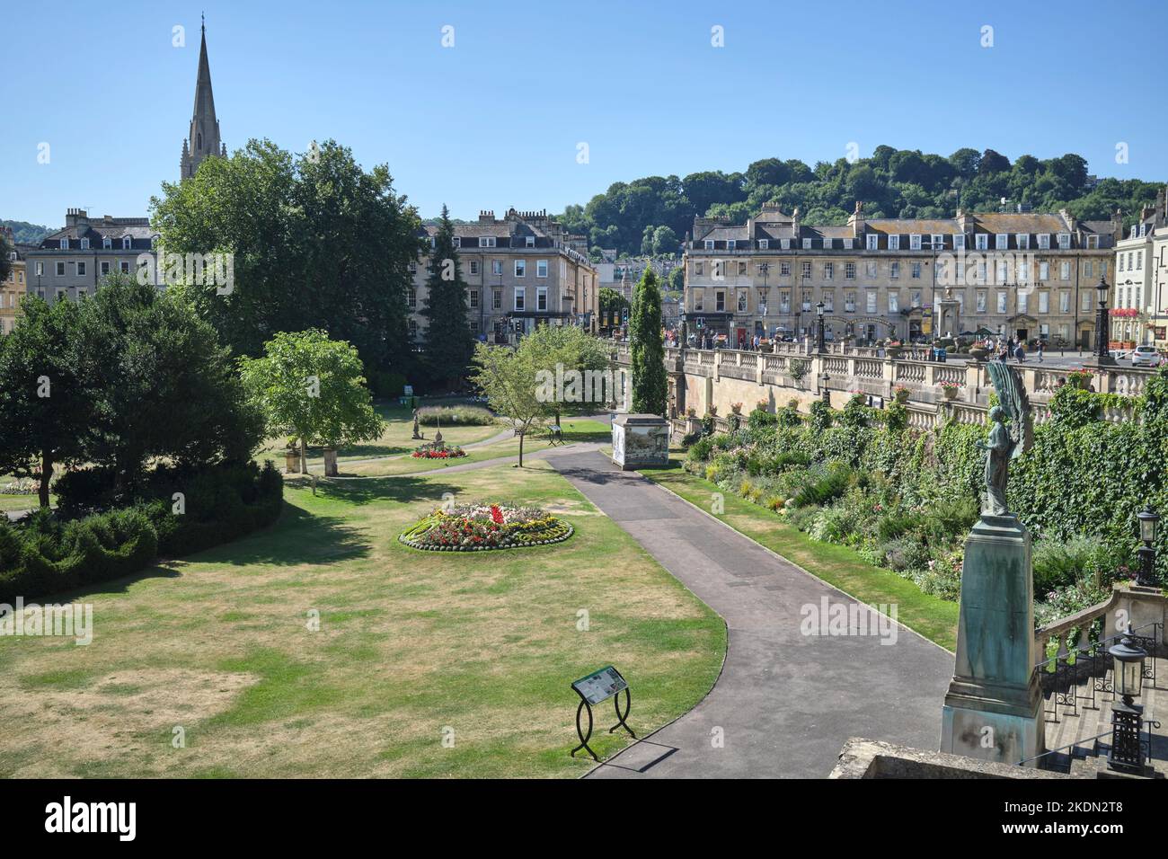 Parade Gardens Public Park in Bath Somerset England UK Stock Photo - Alamy