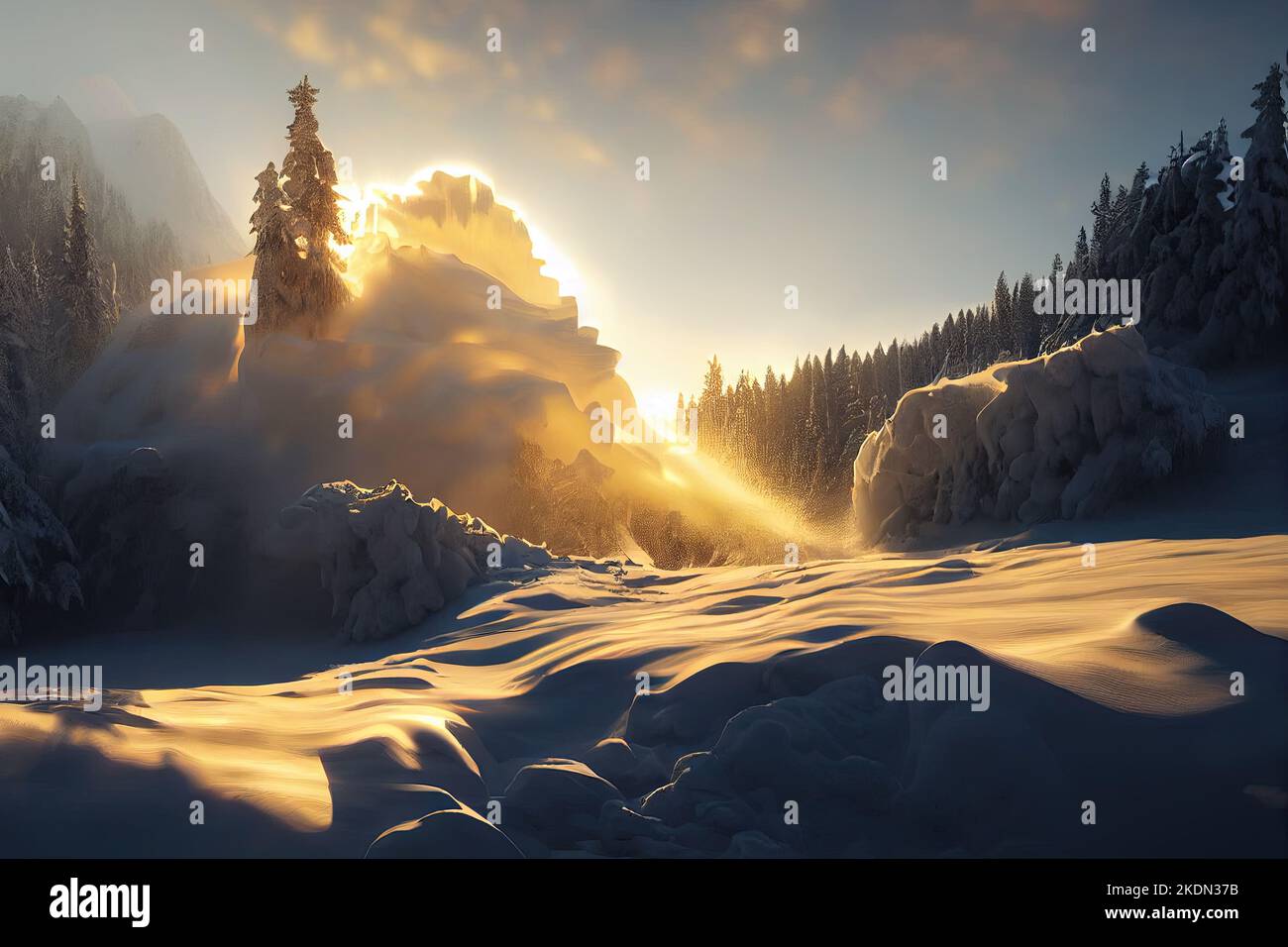 Avalanche wall hi-res stock photography and images - Alamy