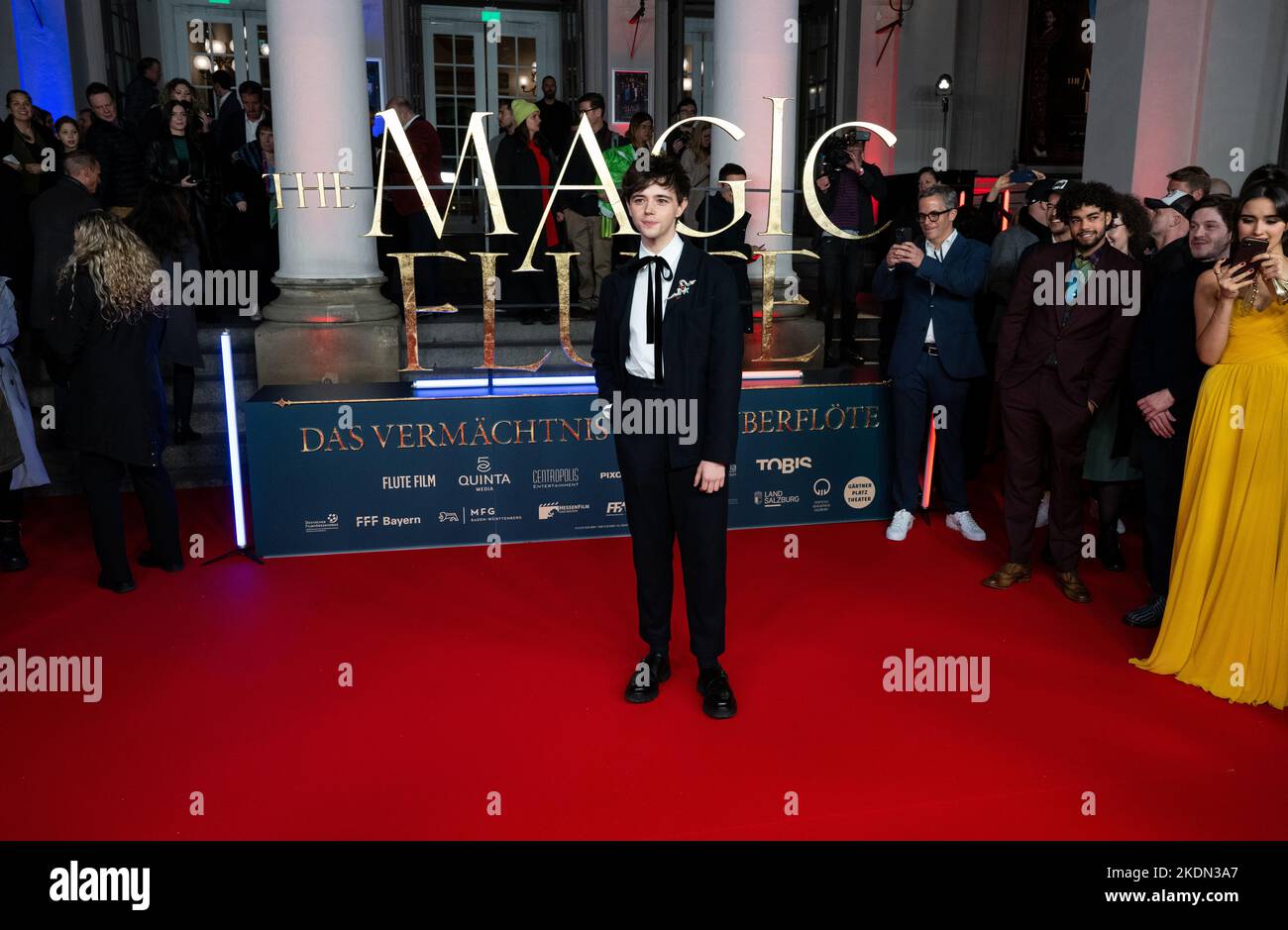 Munich, Germany. 07th Nov, 2022. Jack Wolfe, actor, arrives at the ...
