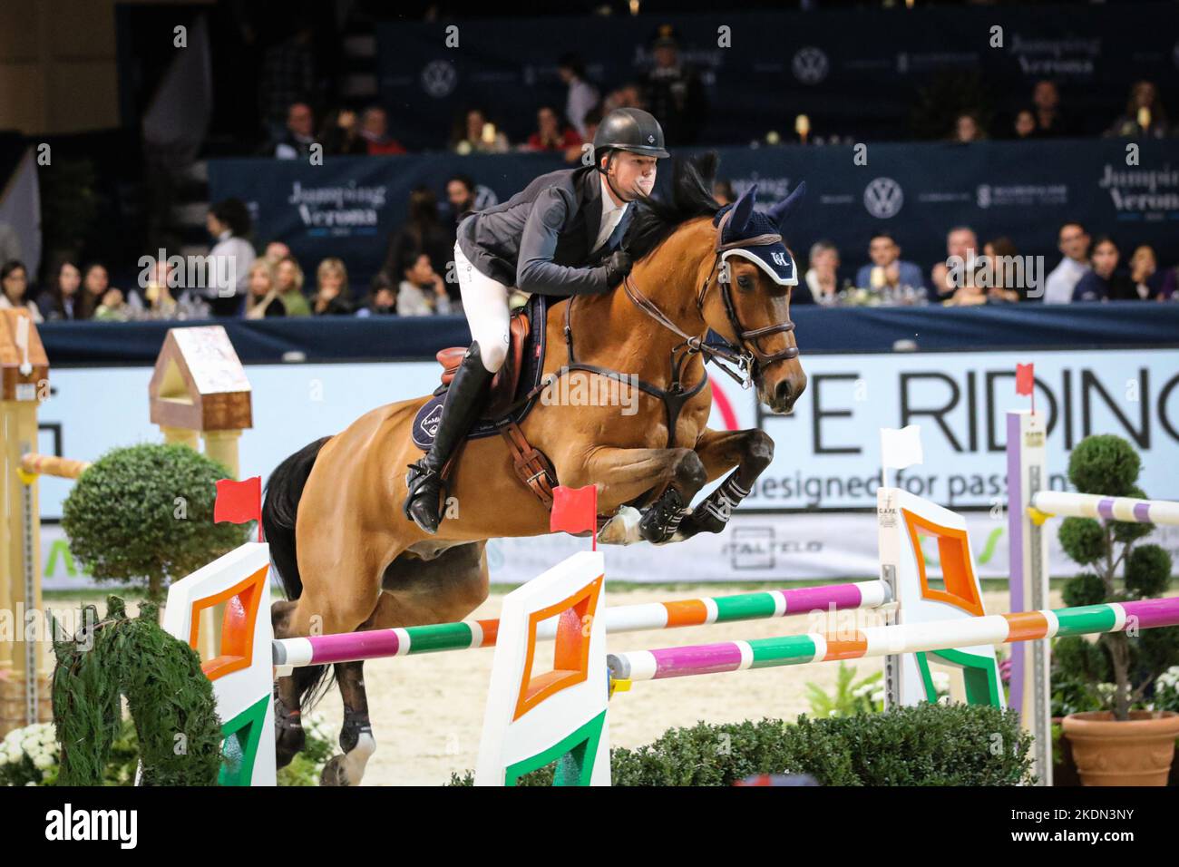 Verona, Italy. 06th Nov, 2022. Harry Charles (horse: Romeo 88) during ...