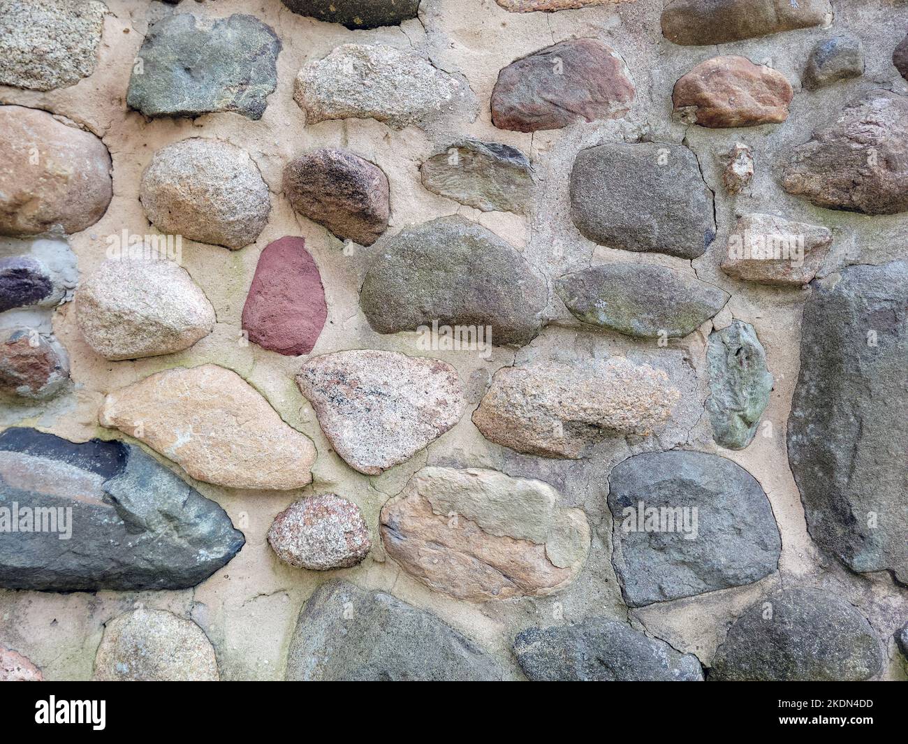 Variety of natural rock patterns on an exterior wall Stock Photo - Alamy