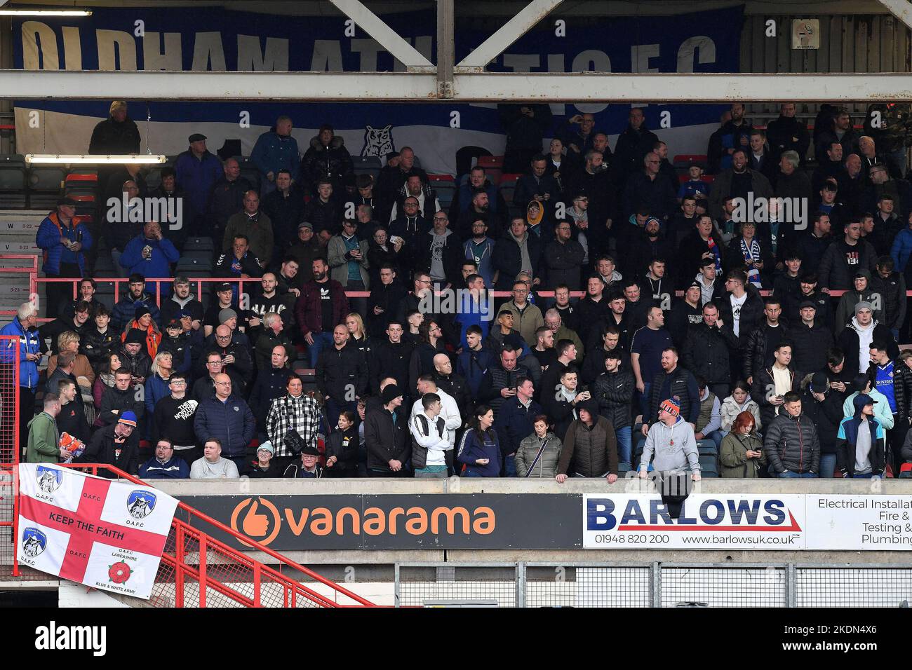 Wrexham fans racecourse hi-res stock photography and images - Alamy