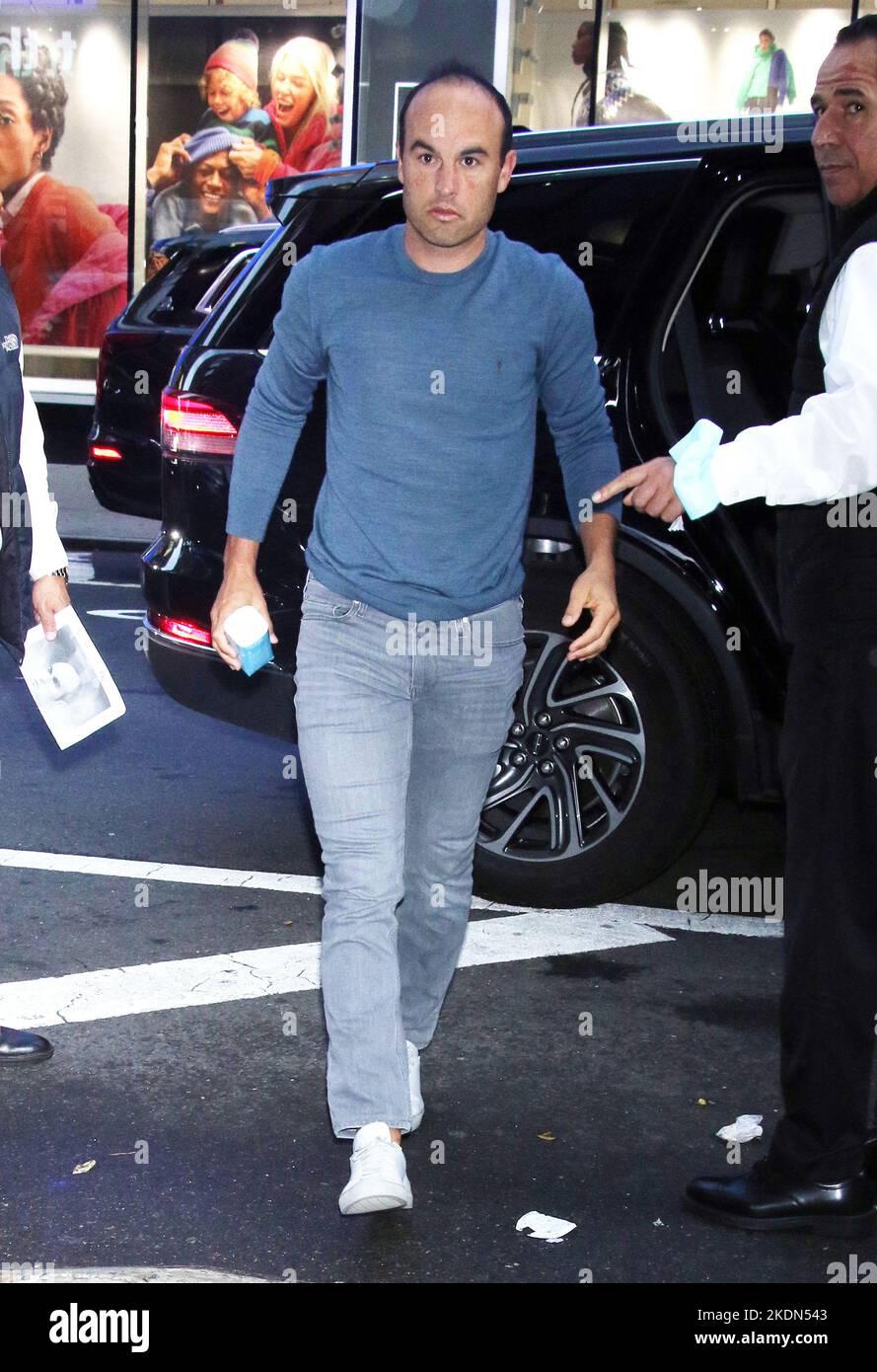 New York, NY, USA. 07th Nov, 2022. Landon Donovan seen at Good Morning ...
