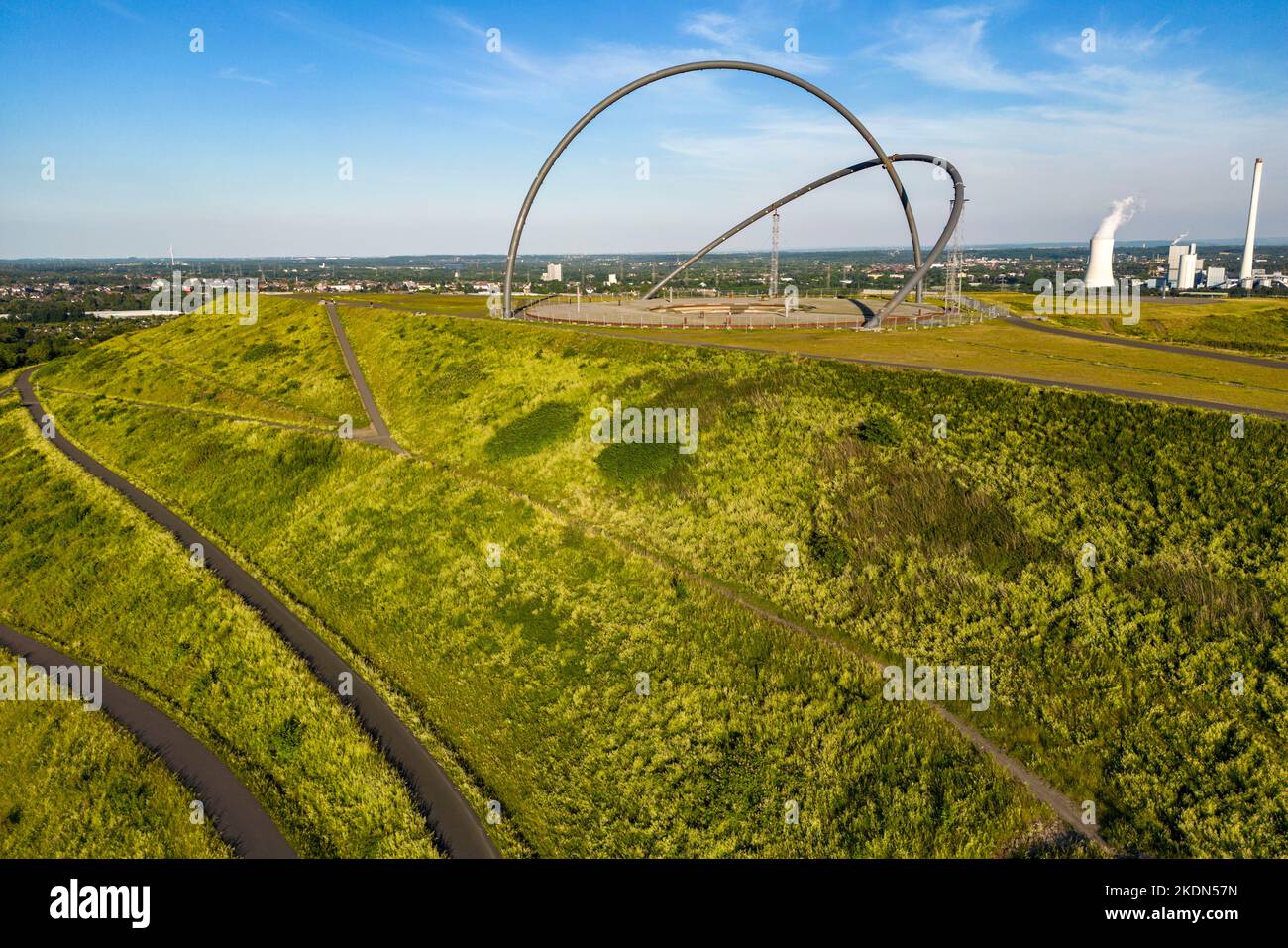 Hoheward slag heap, landscape park, largest slag heap landscape in the ...