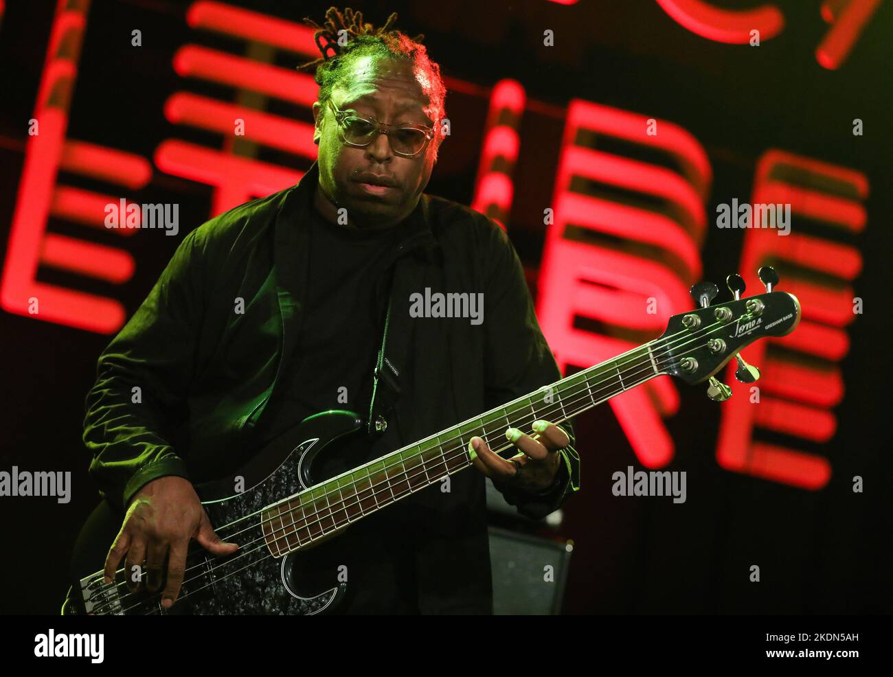 Former Rolling Stones bass guitar player Darryl Jones of Jazz/Takes ...