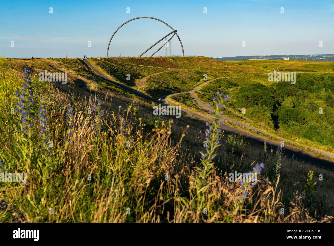 Hoheward slag heap, landscape park, largest slag heap landscape in the ...
