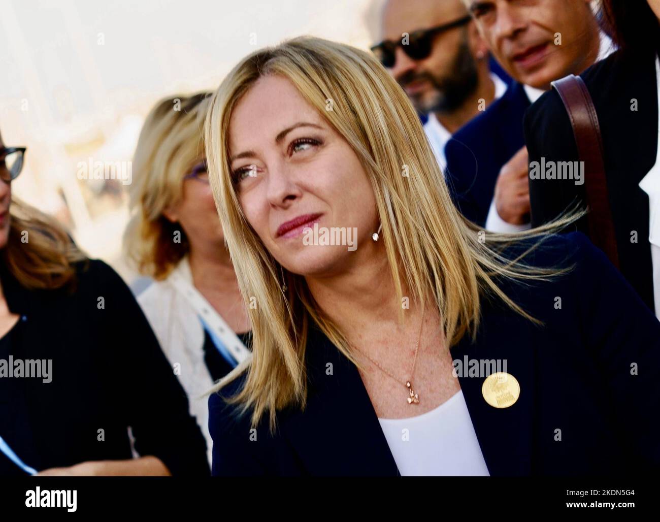 November 7, 2022, Sharm El-Sheikh, Egypt: Italian Prime Minister ...