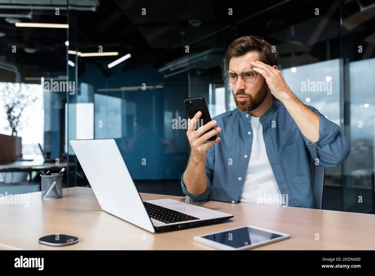 Mature businessman laptop received hi-res stock photography and images ...