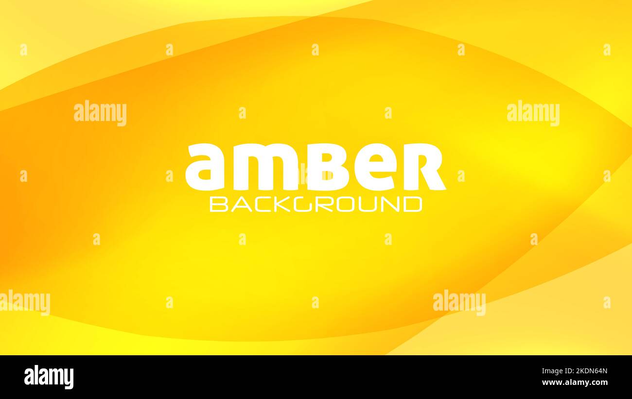 Abstract glowing amber background with yellow orange gradient ...