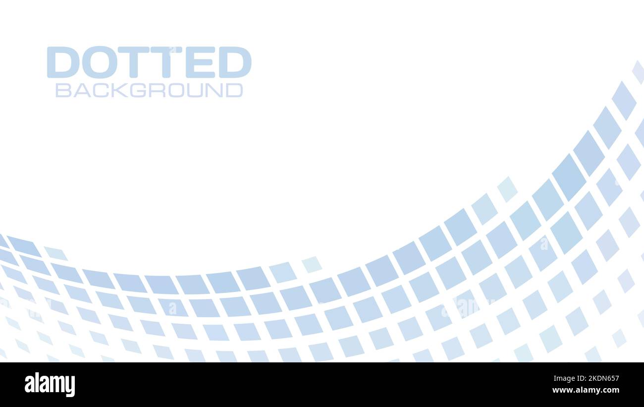 Abstract light blue dotted background with swirl by squares. Simple vector graphic pattern Stock ...