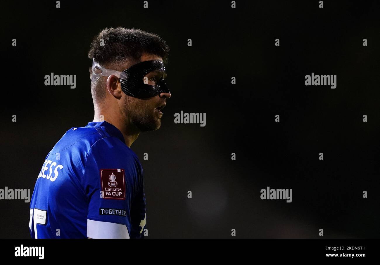 Ipswich Town’s Cameron Burgess during the Emirates FA Cup first round ...