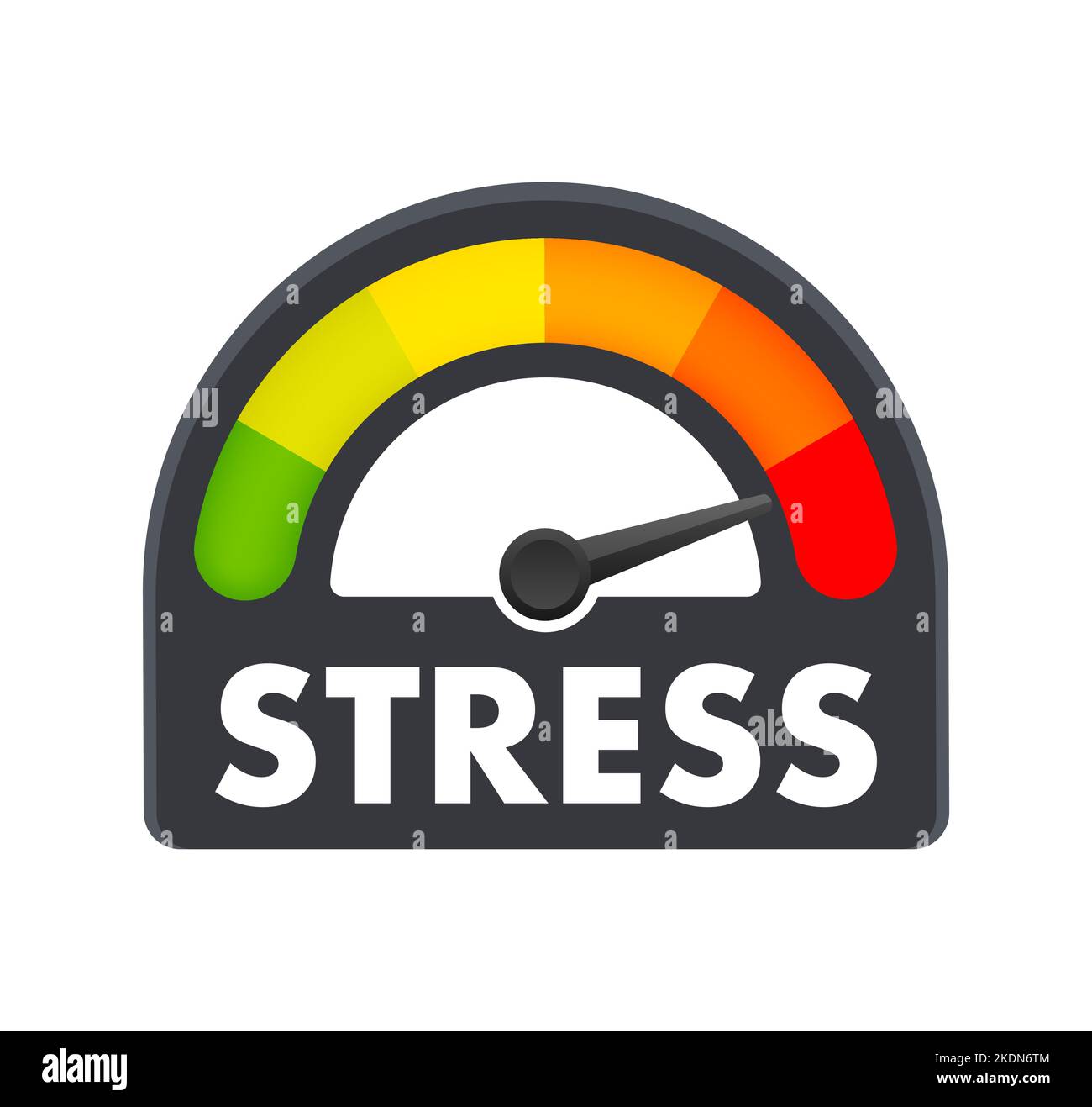 Stress score, great design for any purposes. Vector illustration. Chart ...