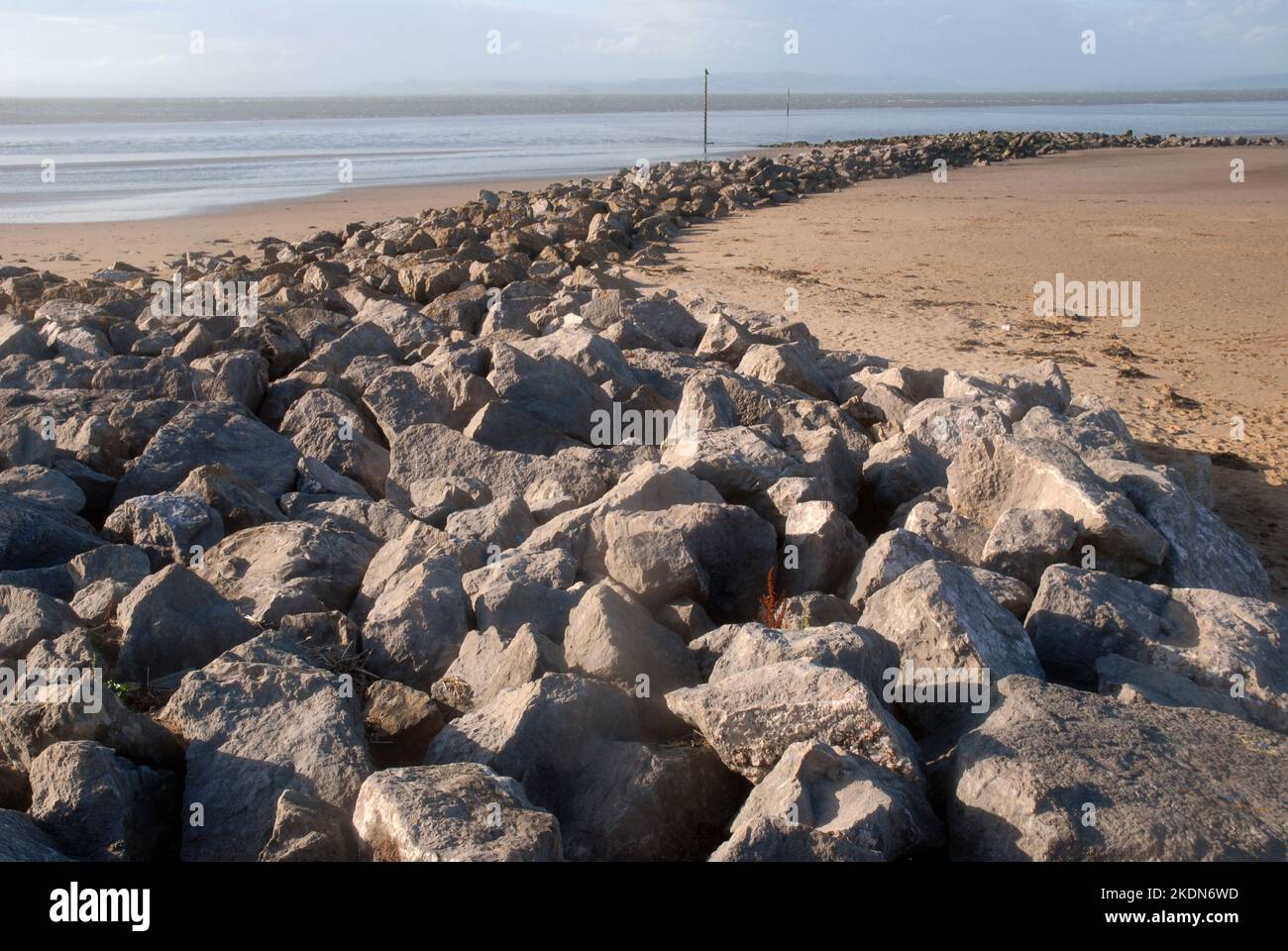 Stone Jetty, Morecambe bay, Lancashire, England, UK Stock Photo - Alamy