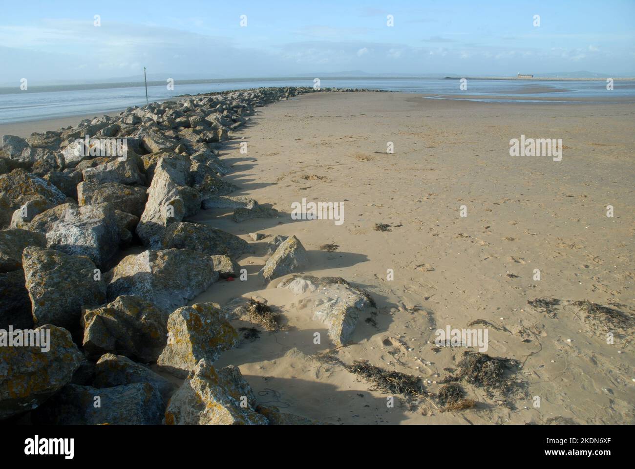 Stone Jetty, Morecambe bay, Lancashire, England, UK Stock Photo - Alamy