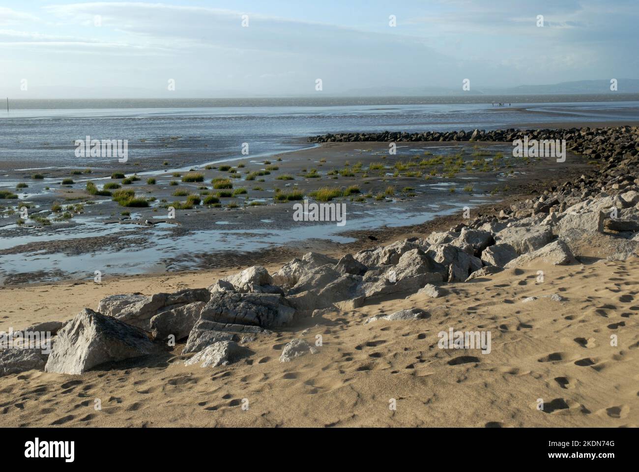 Stone Jetty, Morecambe bay, Lancashire, England, UK Stock Photo - Alamy
