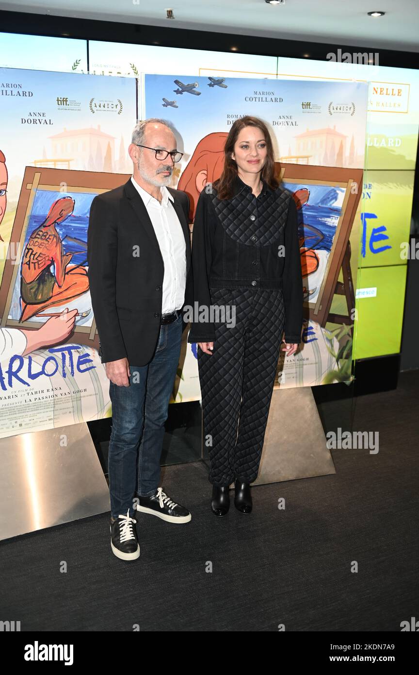 Marion Cotillard , " Charlotte" from Eric Warin premiere at UGC Paris ...